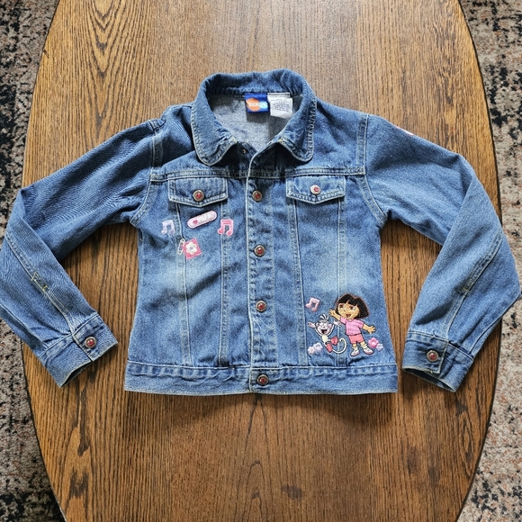 Nickelodeon | Jackets & Coats | Nick Jr Dora The Explorer Medium Wash ...